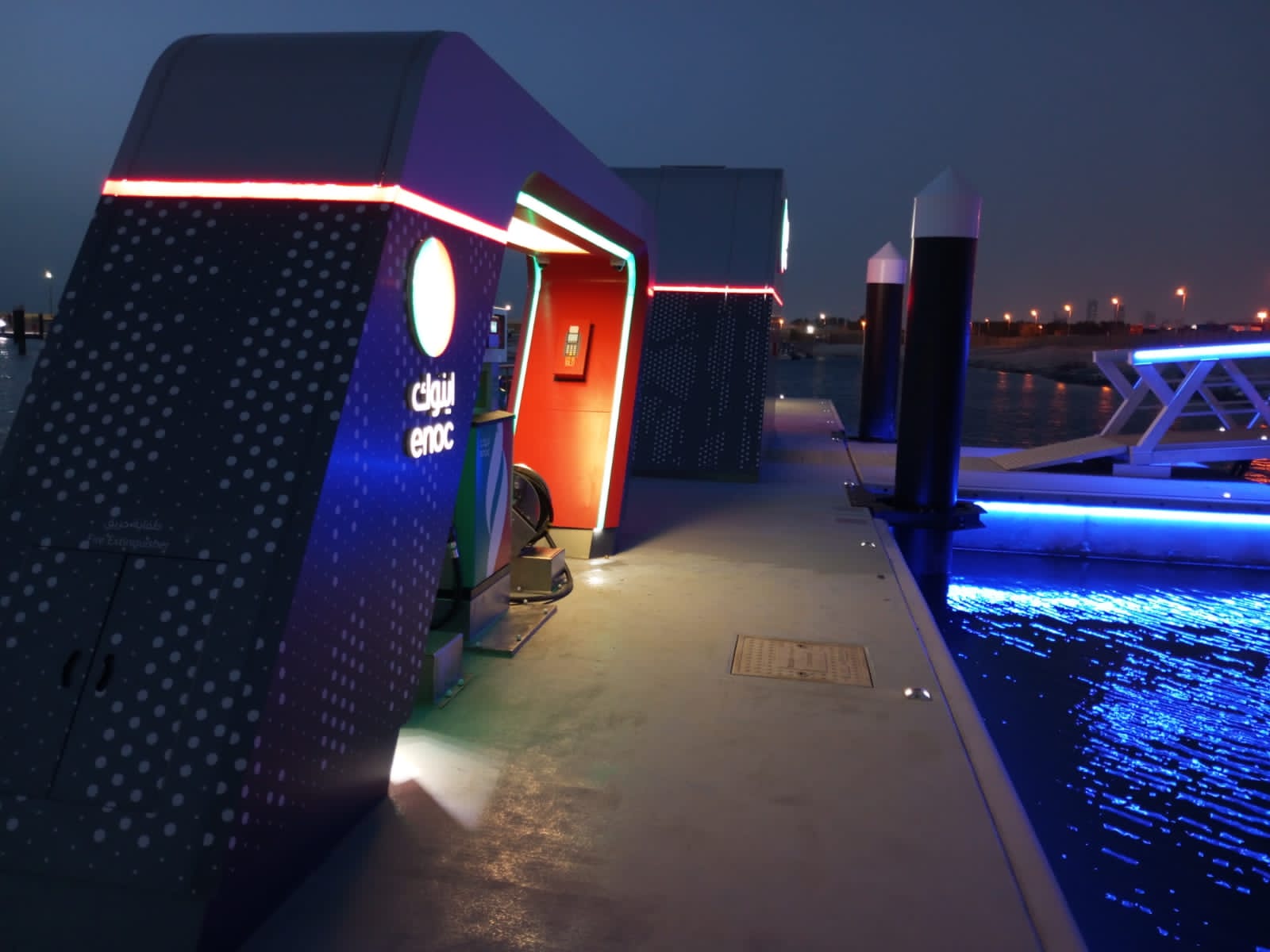ENOC Floating Gas Station, Hamriya – Bower & Octant