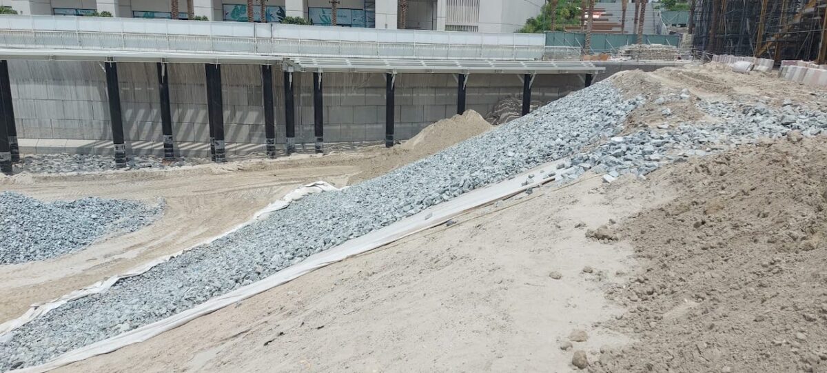 Geotechnical Design of Temporary sand bund for Dubai Creek Harbor ...
