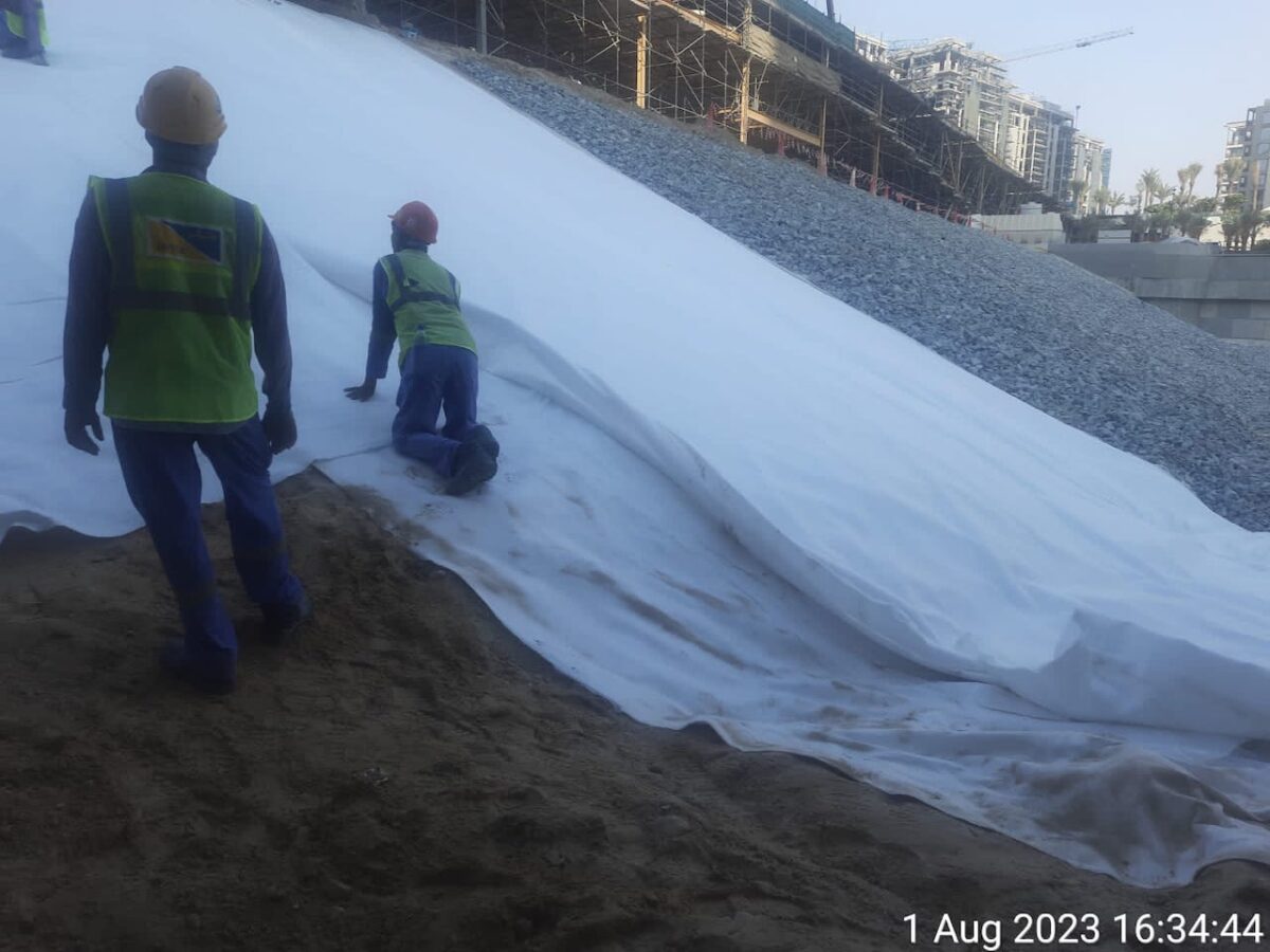 Geotechnical Design of Temporary sand bund for Dubai Creek Harbor ...