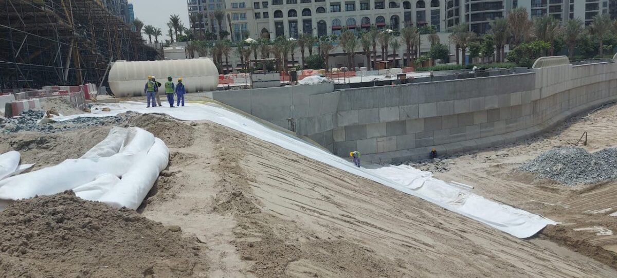 Geotechnical Design of Temporary sand bund for Dubai Creek Harbor ...