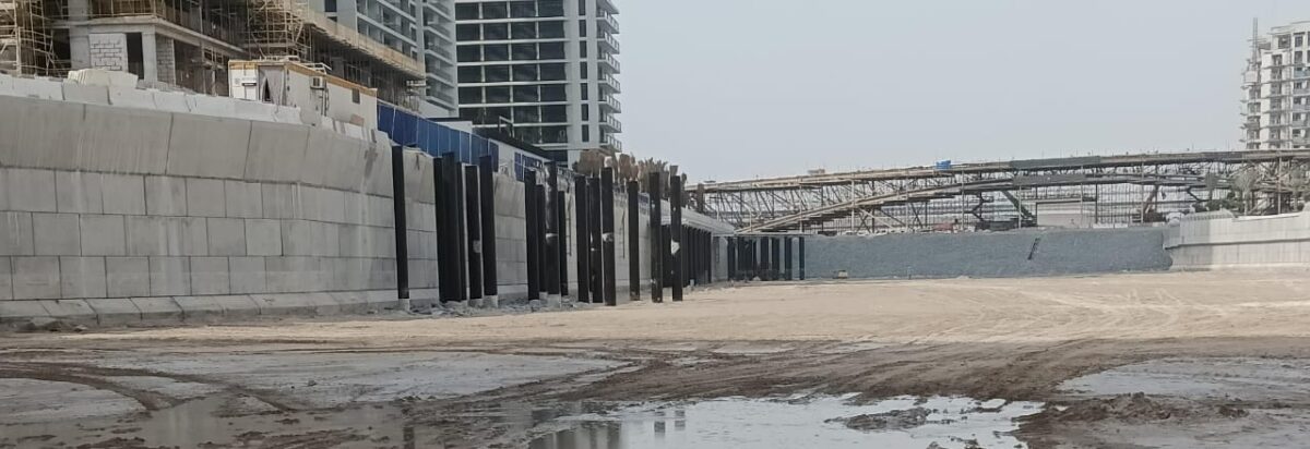 Geotechnical Design of Temporary sand bund for Dubai Creek Harbor ...