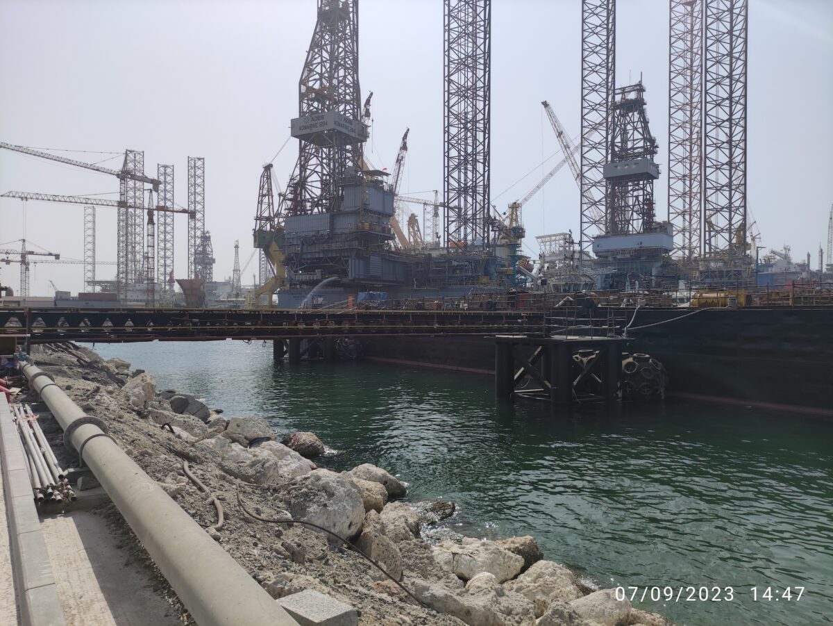 Rig Berthing Platform and Tower Crane Foundation – Bower & Octant
